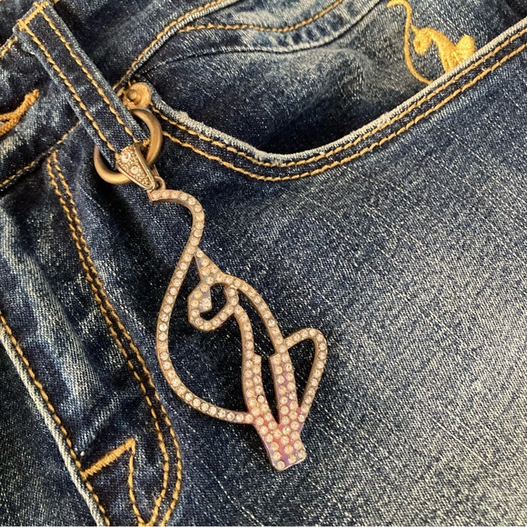 Baby Phat | Jeans | Vintage Baby Phat Denim Jeans Ornamental Cat Size 5 ...